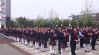 圣菲小学仪式课程国旗下的展示