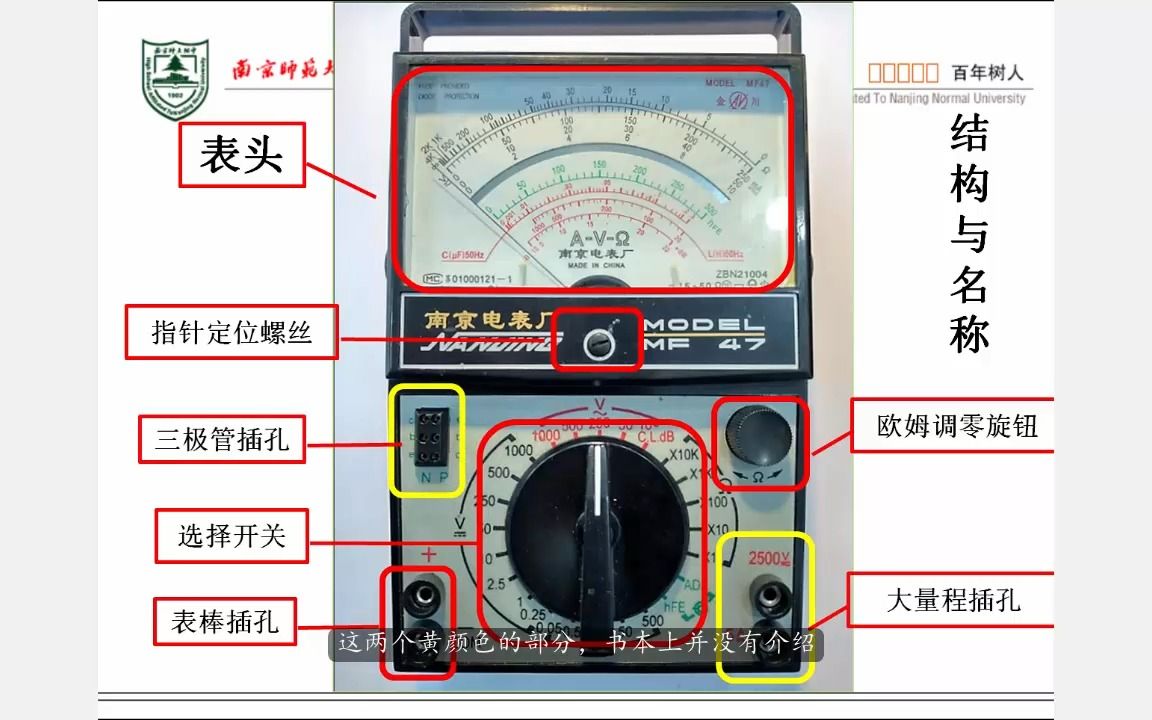 高中物理21个学生必做实验--练习使用指针式多用电表