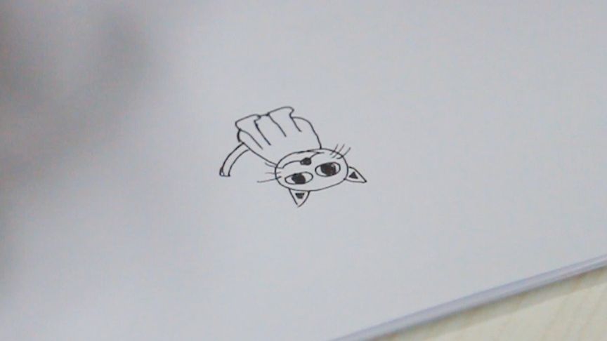 让小孩子动手动脑,简笔画小猫怎么画