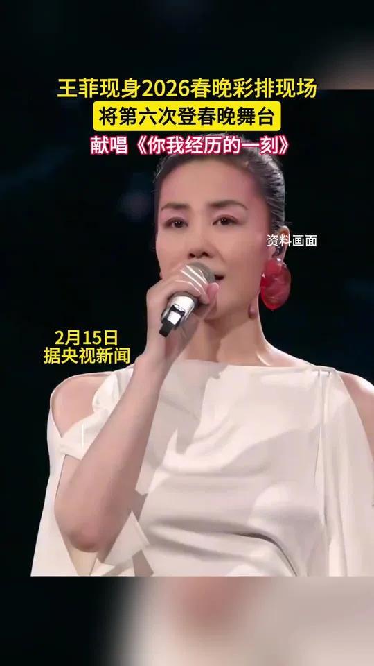 王菲将第六次登春晚舞台献唱《你我经历的一刻》(央视新闻)
