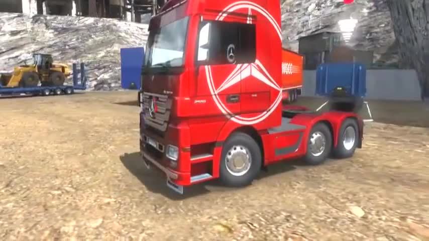 奇趣创意模拟驾驶载重货车小游戏