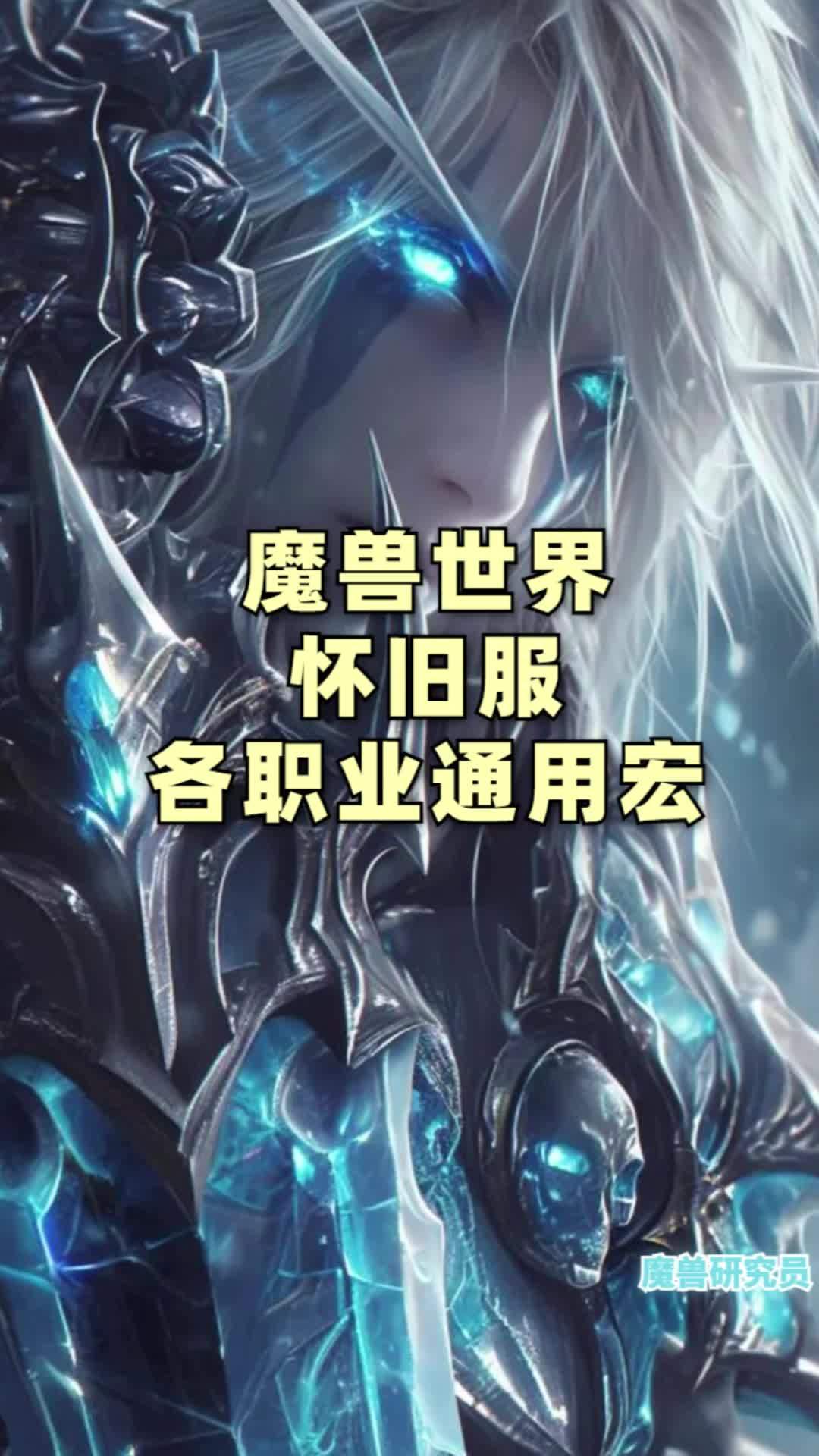 ‌《魔兽世界怀旧服》全职业通用宏大全!一键提升战斗效率‌