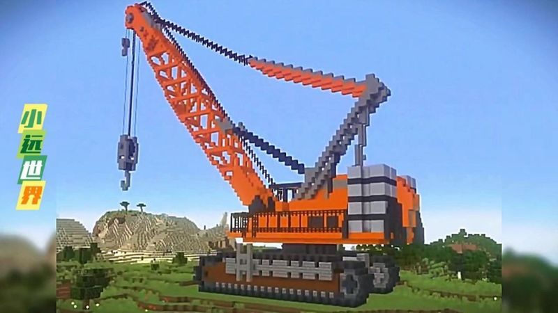 第288集我的世界大型机械、摩托车制作教程