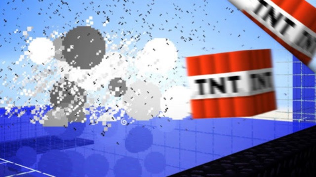 我的世界:神奇的TNT大炮,对付熊孩子.