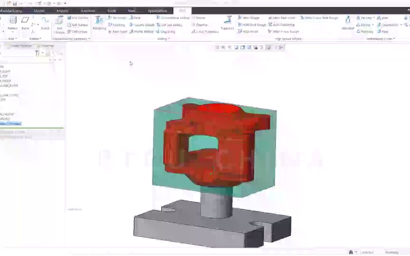 【PTCU Creo使用技巧系列】Creo 8 | 高速铣削中的3+2加工