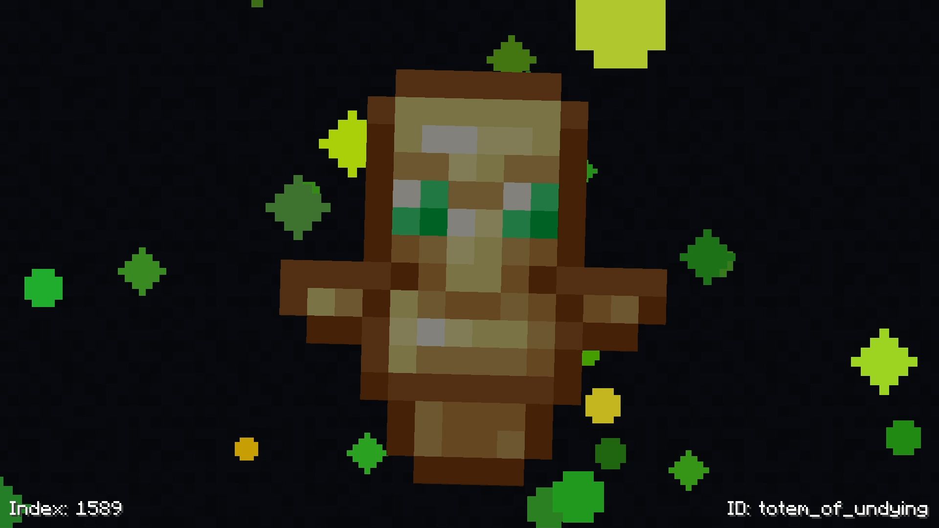 【高码率|我的世界】物品旋转一小时,全物品不死图腾跳出动画