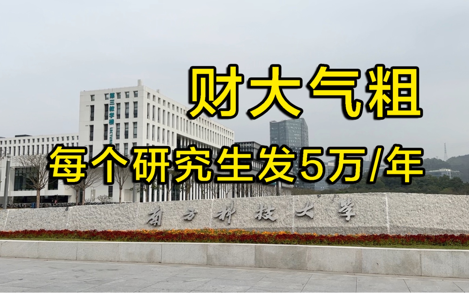 深圳仅用10年时间打造的双一流大学,水平比肩985的南科大