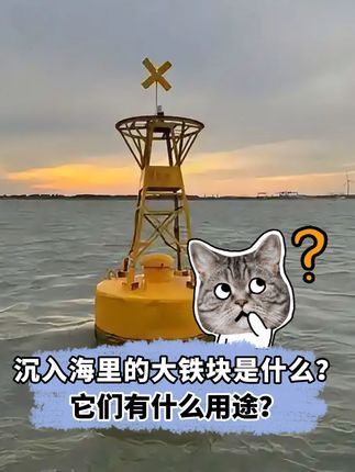 ...的大铁块是什么?它们有什么用途?涨知识了 #科普 #冷知识 #深海浮标