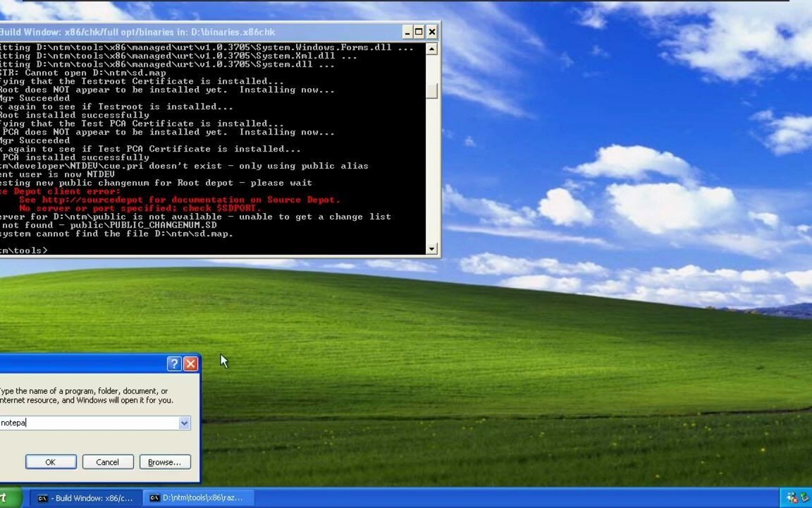 使用泄露的源码编译windows xp