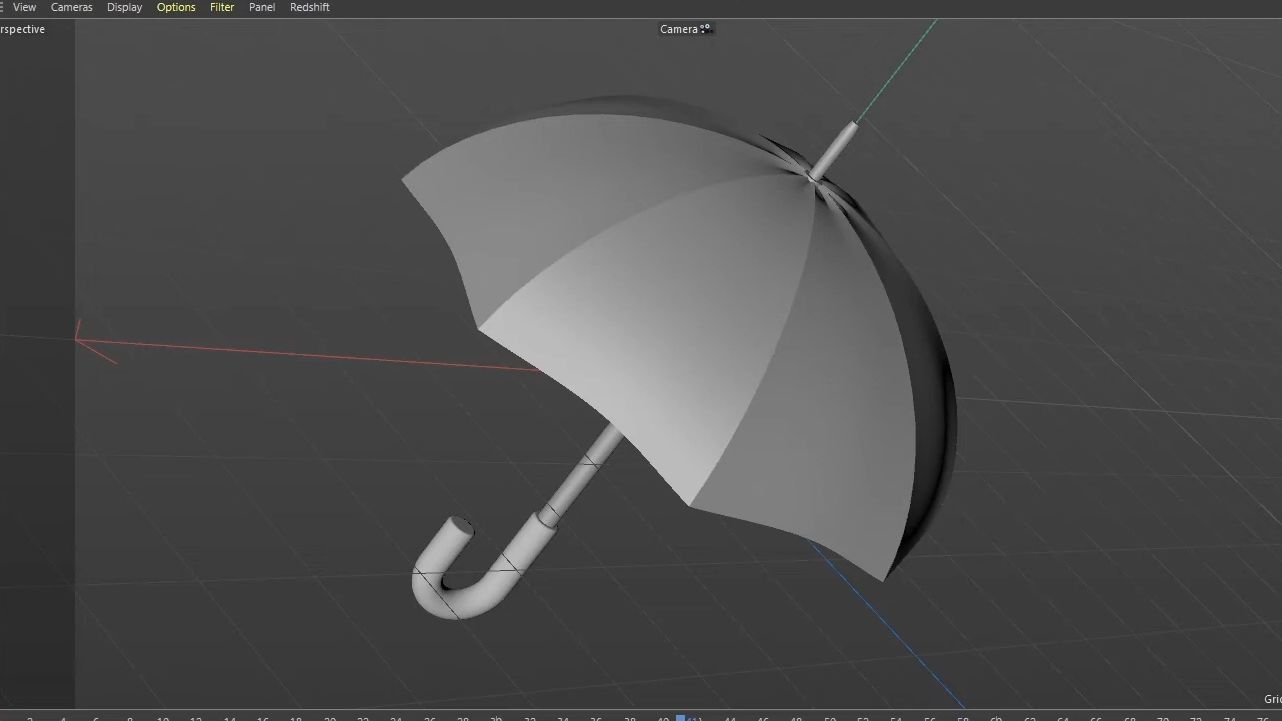 Cinema 4D 雨伞建模教程