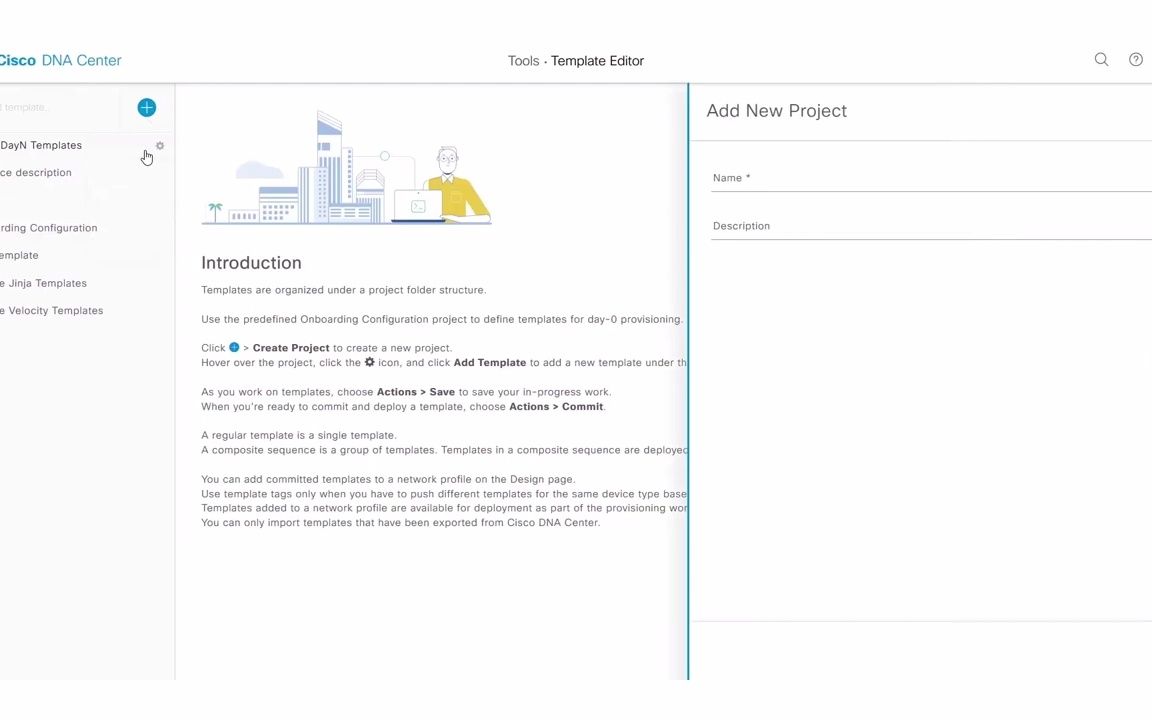 Cisco DNA Center Template Editor to push custom config to network ...