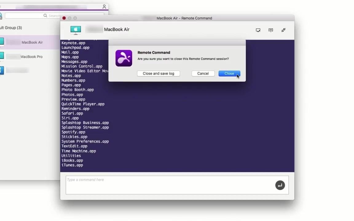 Splashtop Remote Support Premium 的远程命令提示符功能演示