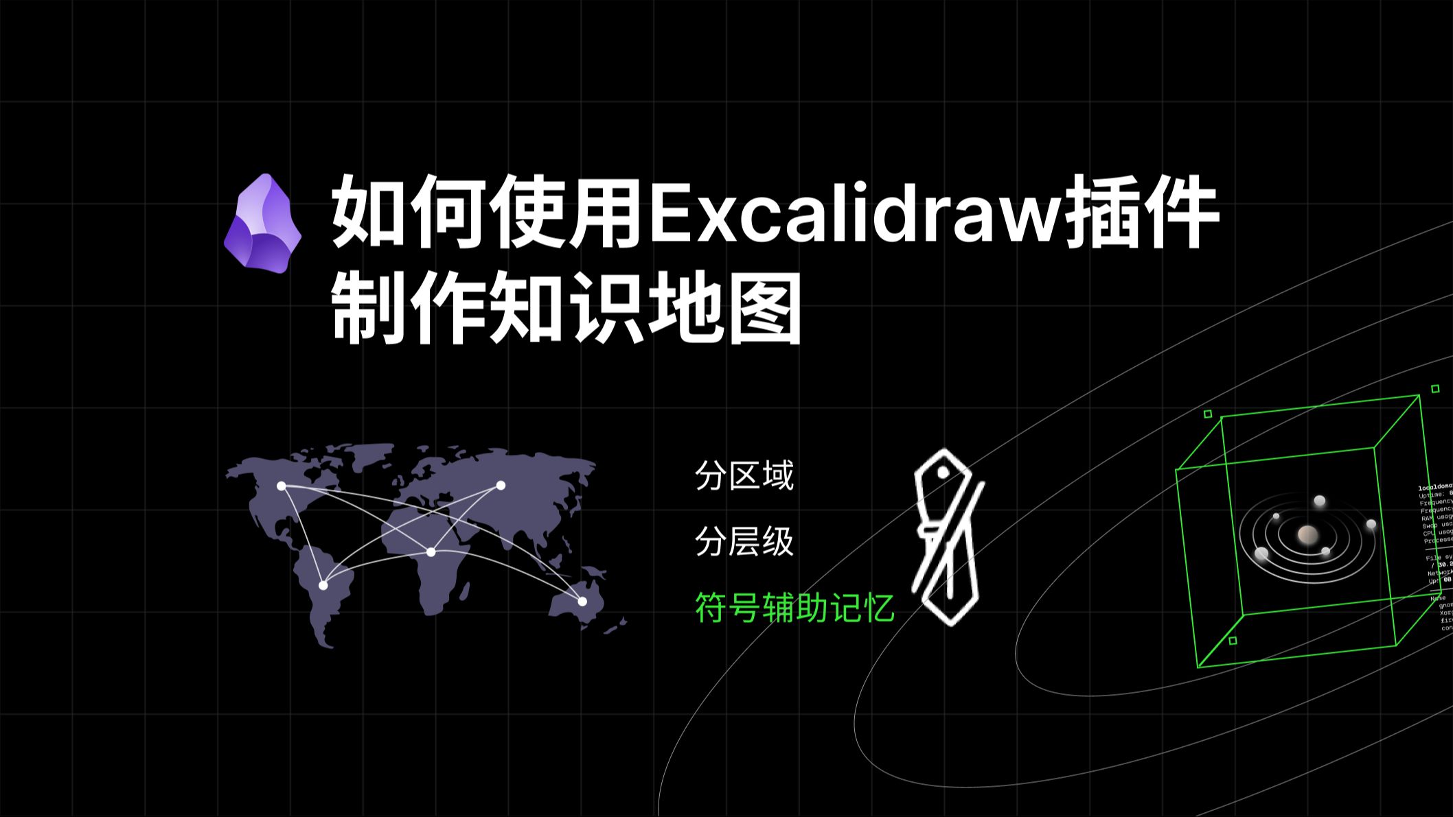 如何使用Excalidraw制作知识地图,Obsidian操作实践