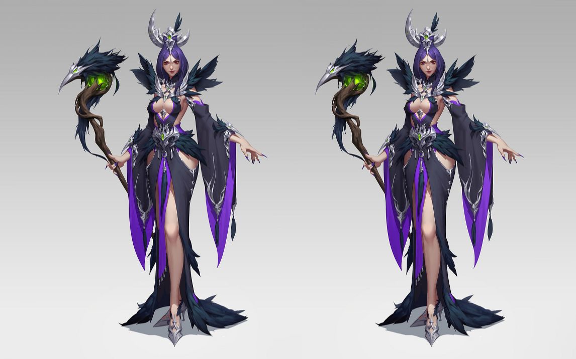 3DMAX游戏建模:3D人物“魔法师”角色模型建模