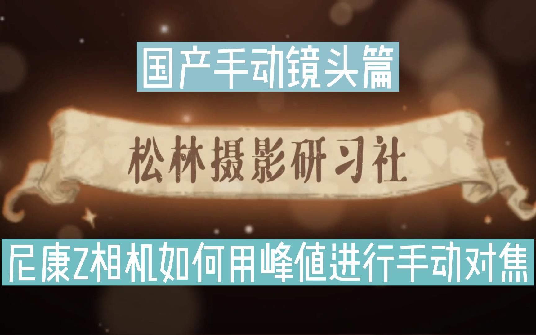 尼康Z相机如何用峰值进行手动对焦?国产手动镜头篇