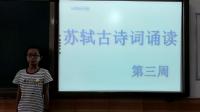 苏轼古诗词诵读(第三周)
