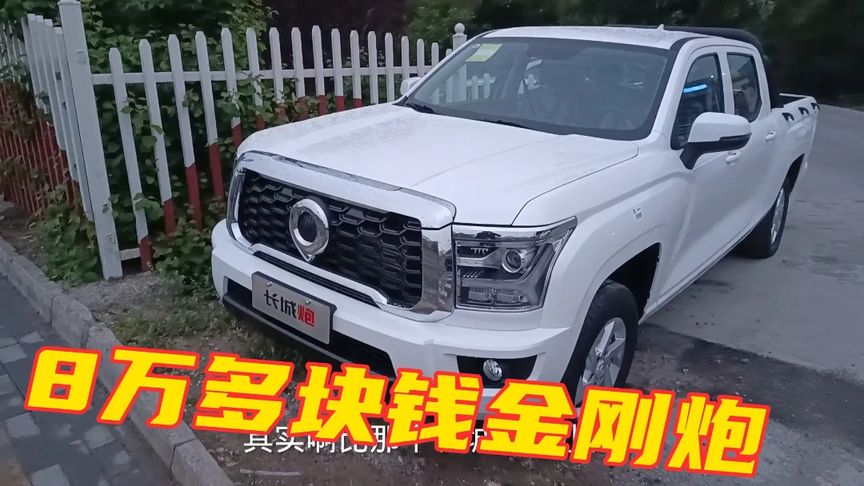 不到10万皮卡怎么选,看看长城金刚炮。