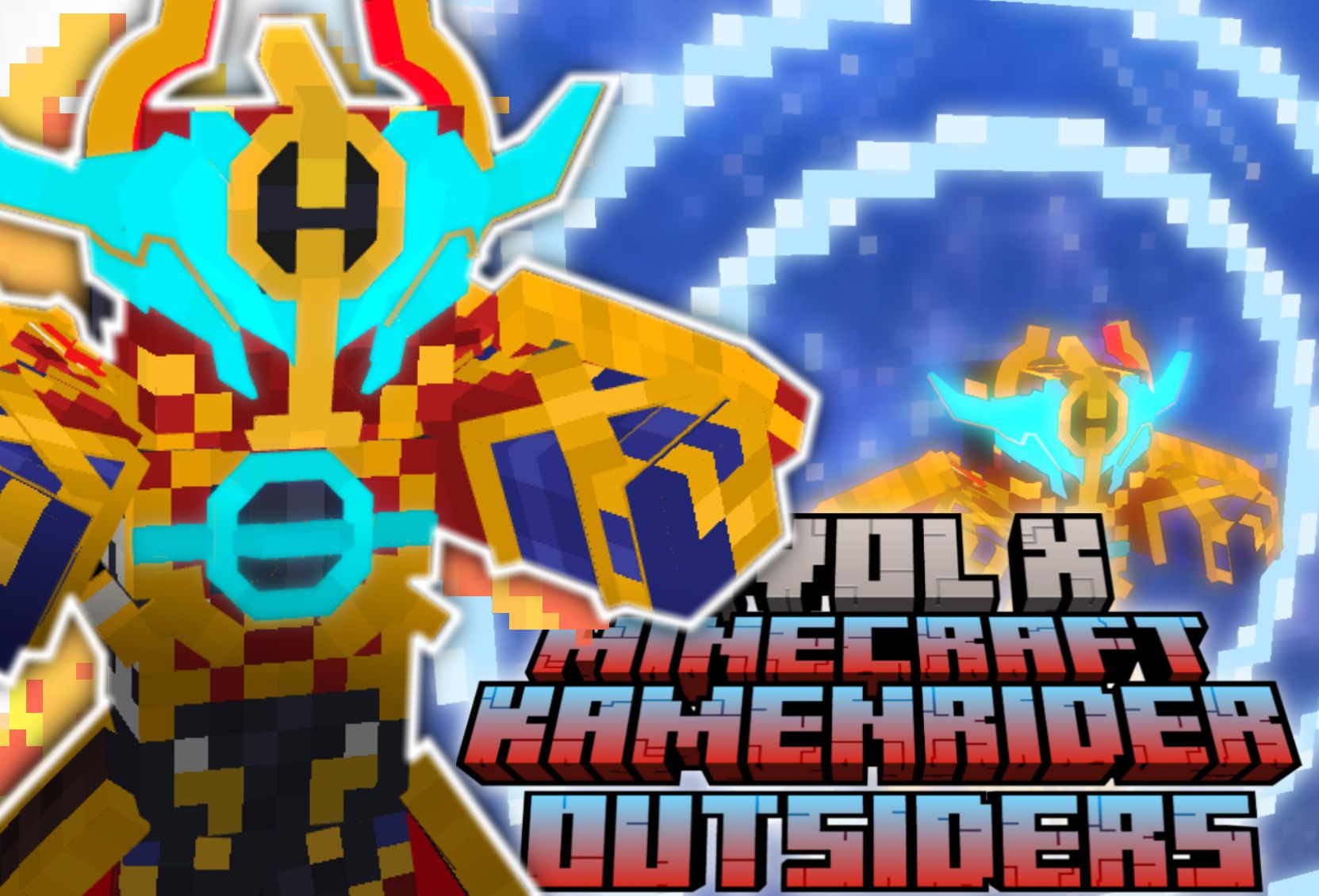 【我的世界】完美还原Evol-X!Minecraft假面骑士界外者模组-EvolX介绍...