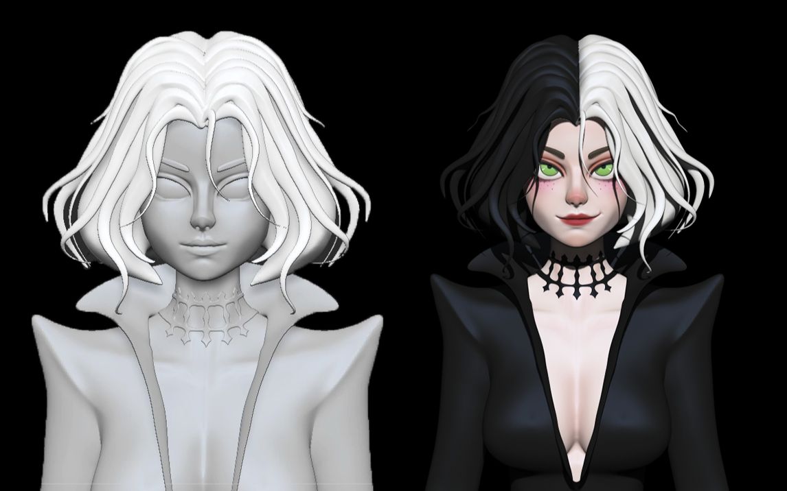 zbrush上色:超简单新手入门上色方法讲解