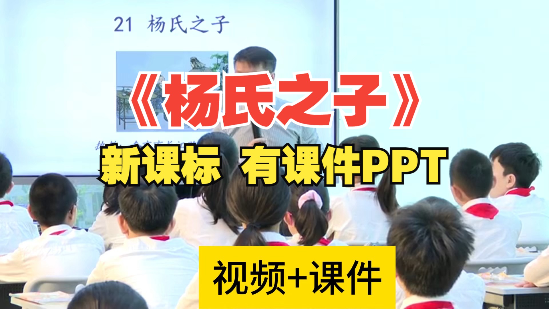 ...《杨氏之子》文言文公开课教学课件PPT课堂实录视频#新课标小学...