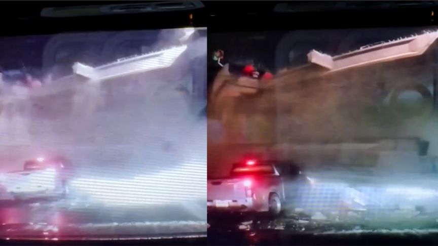 风暴来袭,泰国曼谷一维修桥梁坍塌导致现场2死两伤