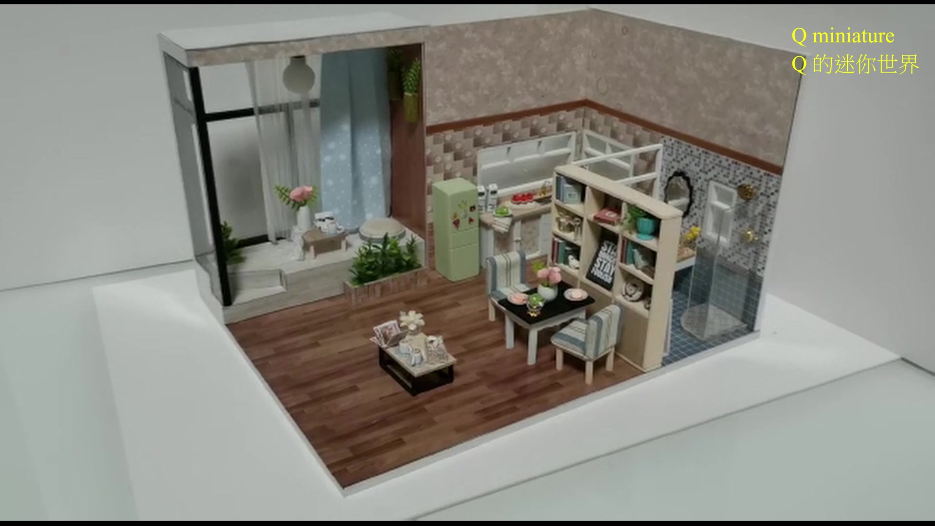 这种房子你想住吗? | DIY模型小屋 手工小屋 | Q的迷你世界