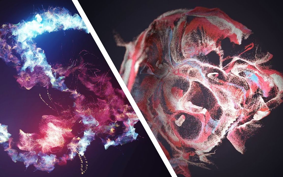 Blender 3D 高级视觉粒子流体动画教程