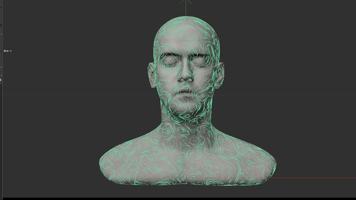 C4D自带粒子制作模型表面样条螺旋效果教程
