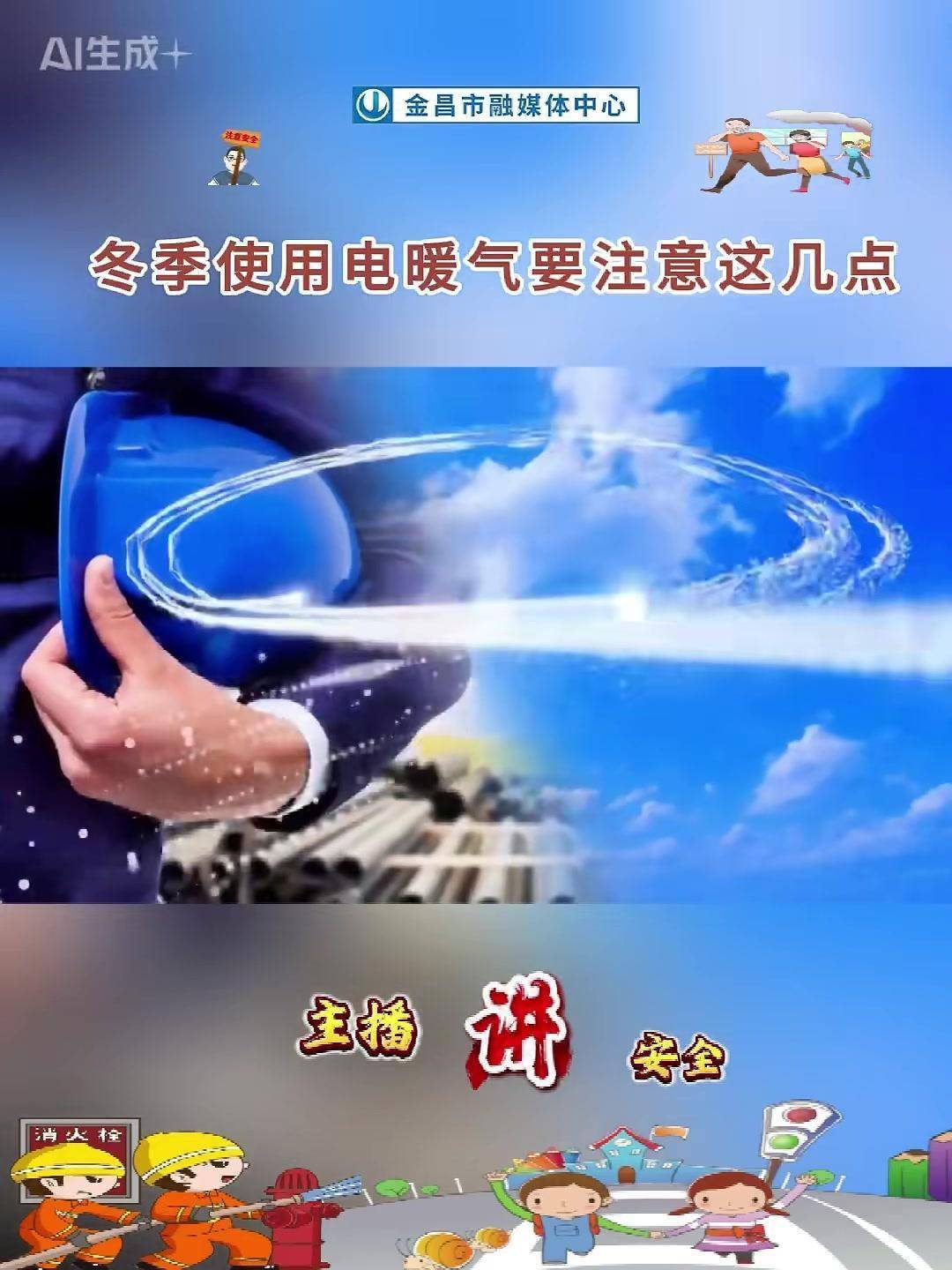 主播讲安全:冬季使用电暖气要注意这几点(记者:王生军)