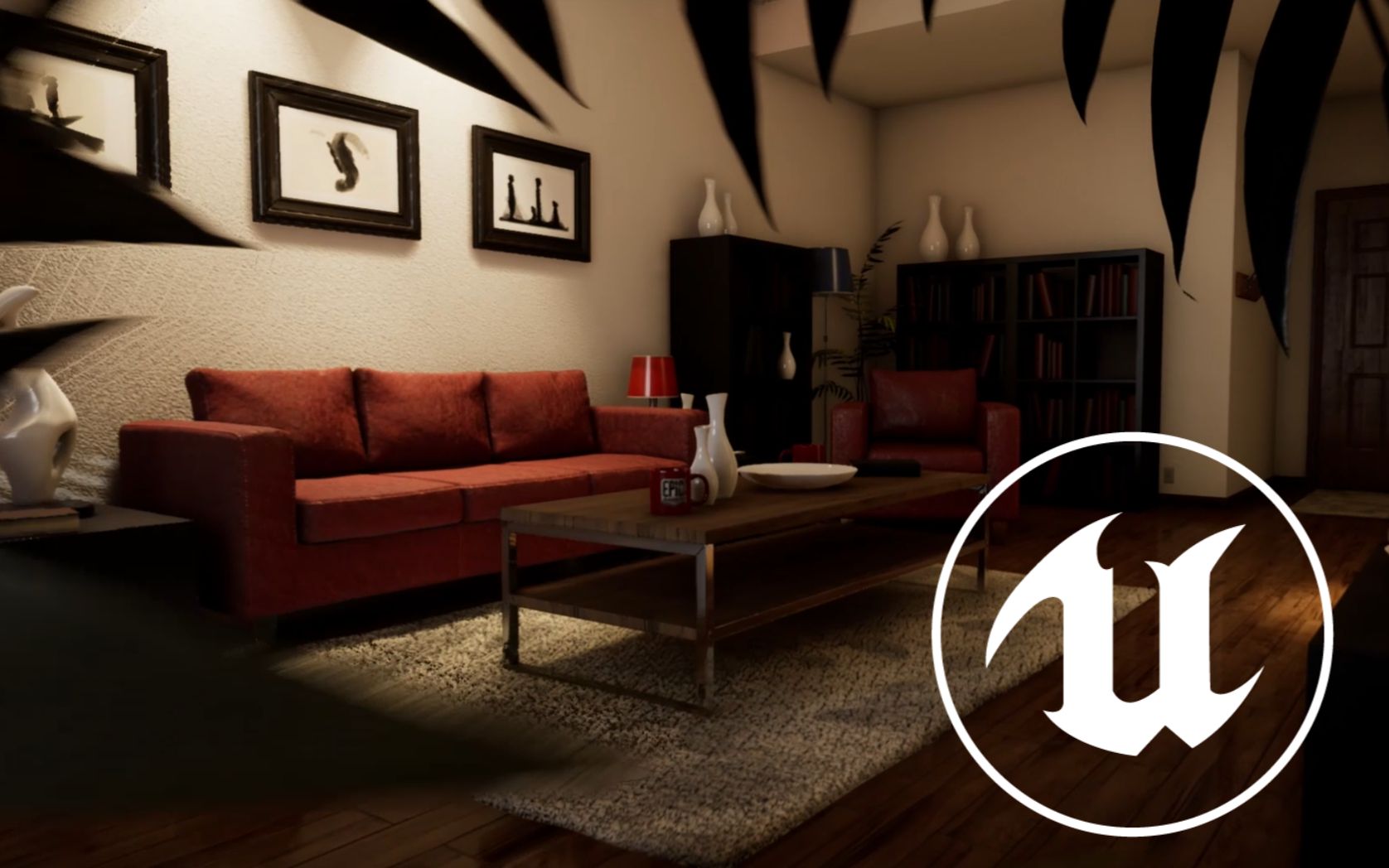 【UE4】官方项目「照片级渲染」夜晚场景原版演示——Epic Games