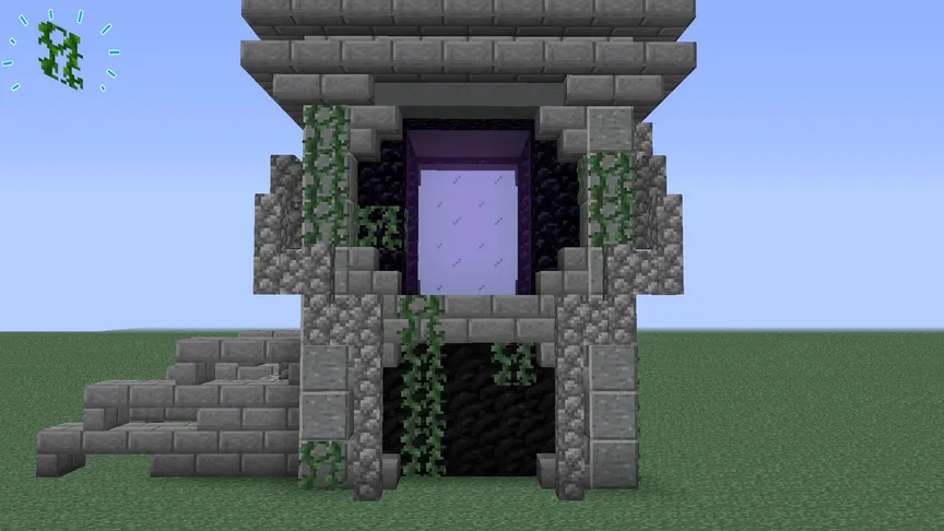 我的世界- 如何建造下界传送门 Nether Portal