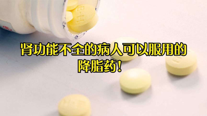 肾功能不全病人可以服用的降脂药,阿托伐他汀钙片不易合用的药物