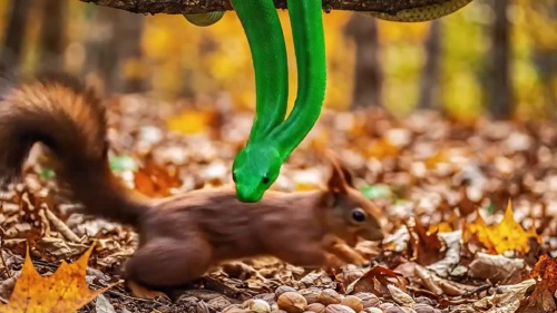 不可思议的捕猎技巧,短短几秒内解决战斗,效率之王当之无愧