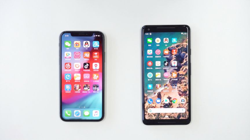 苹果与安卓的巅峰对决!iOS 12beta VS Android P对比测试