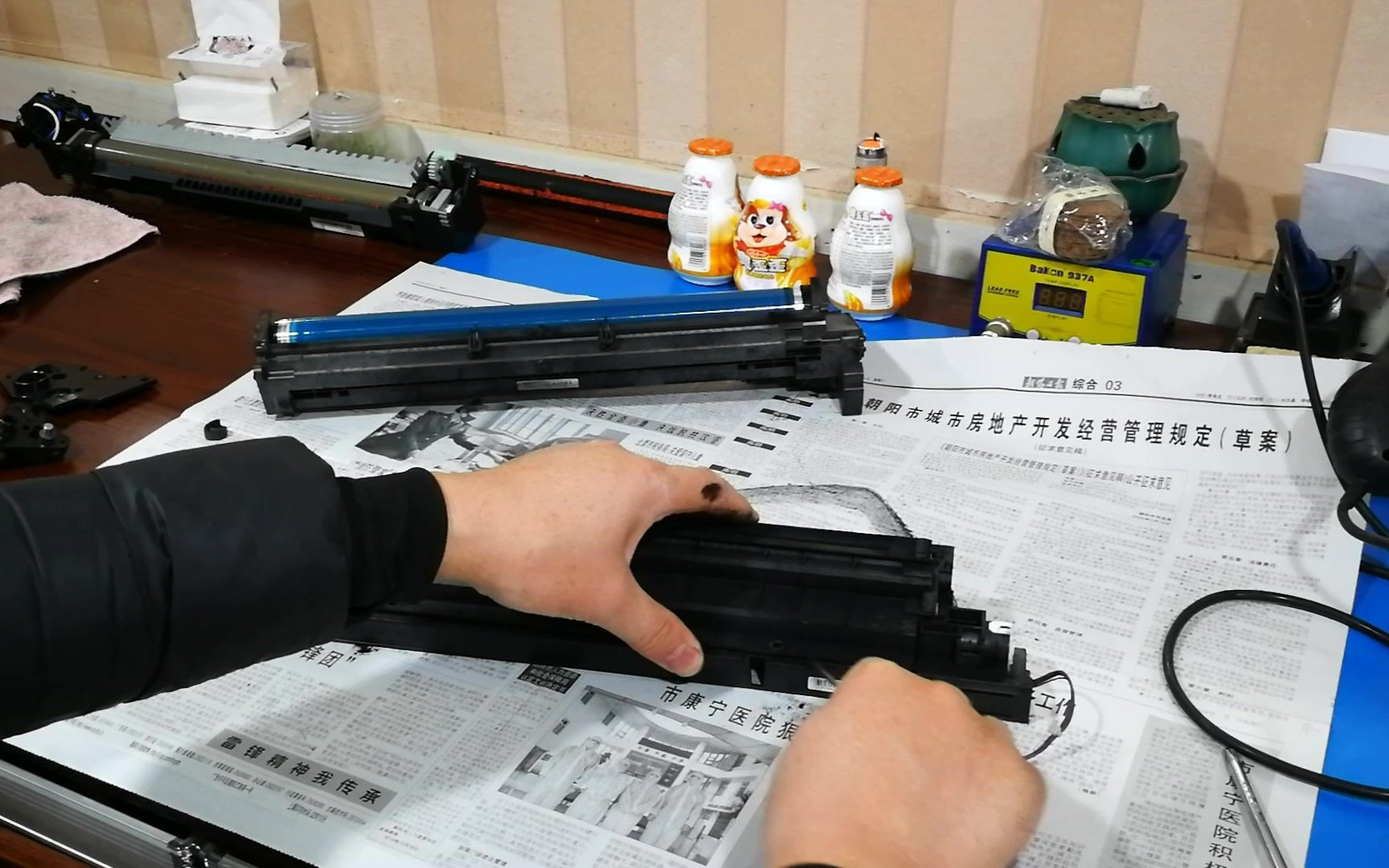 理光2014AD复印机咔咔响检测篇