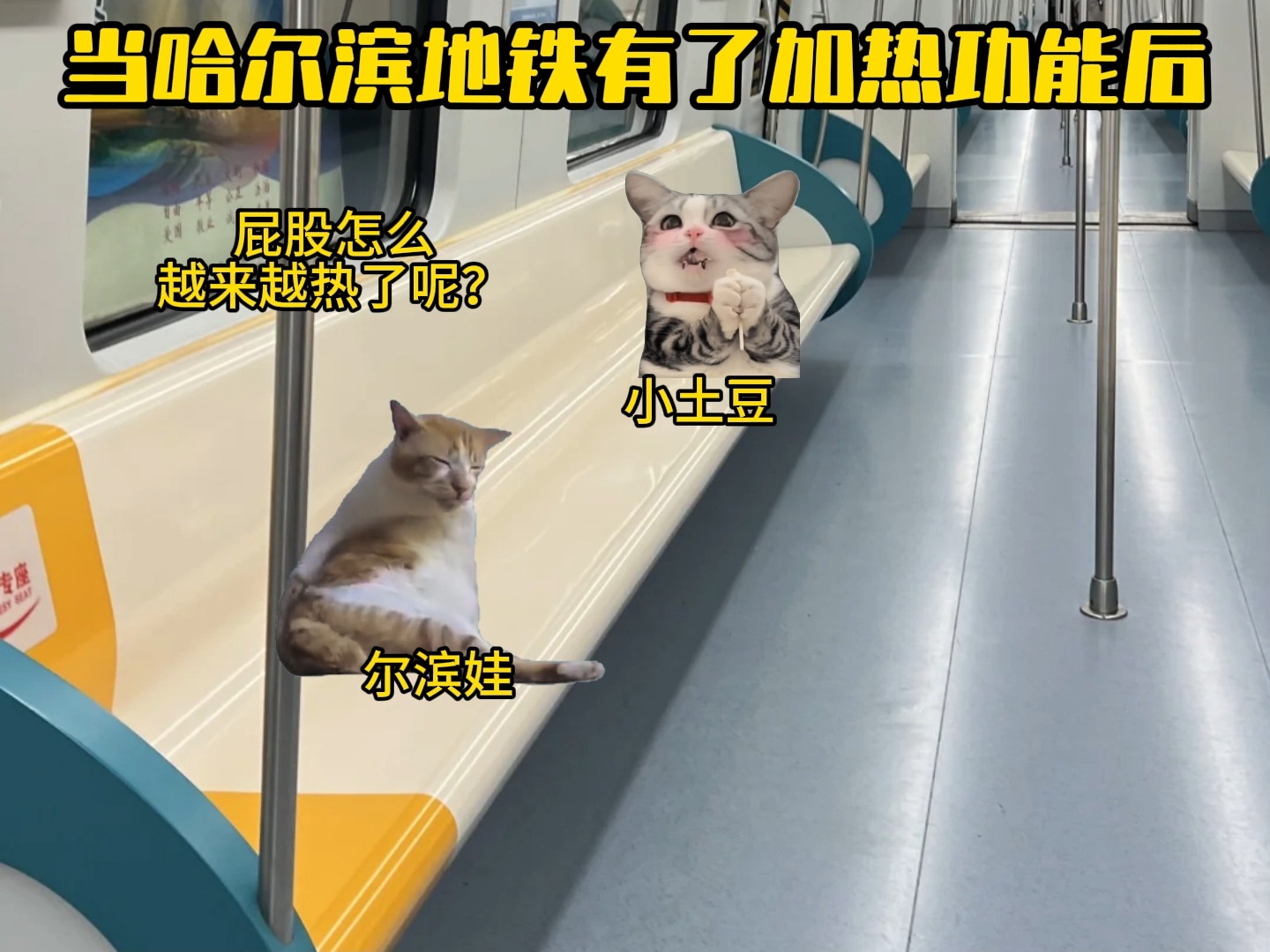 当哈尔滨地铁有了加热功能后