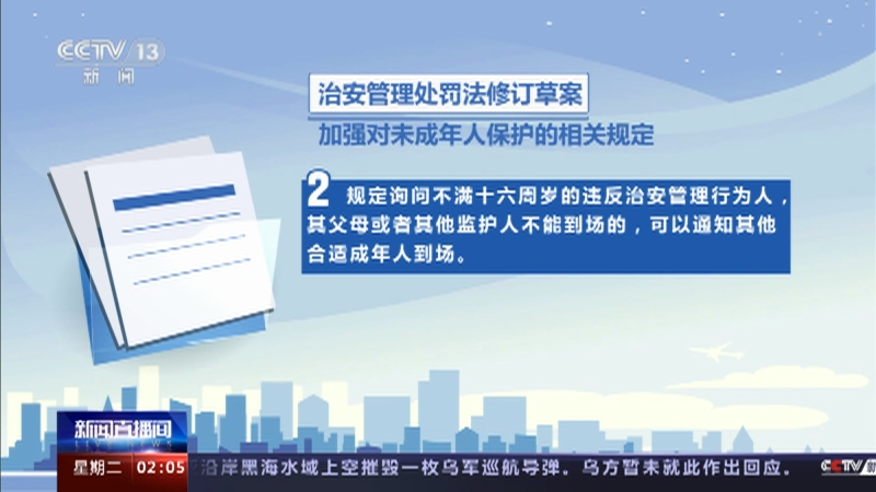 [新闻直播间]关注治安管理处罚法修订草案审议 违规出售或提供个人...