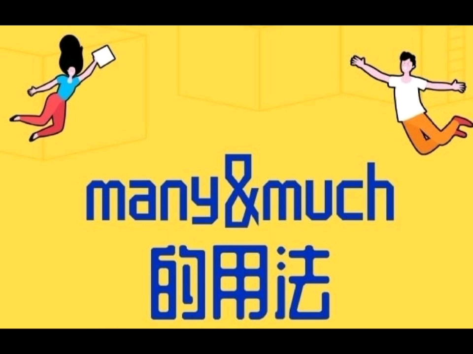 中考必考知识点 many和much