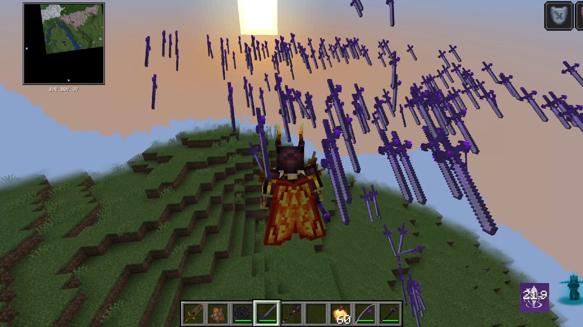 奇迹武器新更新的技能:万剑归宗_我的世界