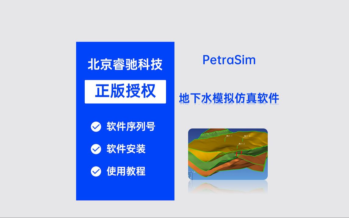PetraSim地下水模拟仿真软件!