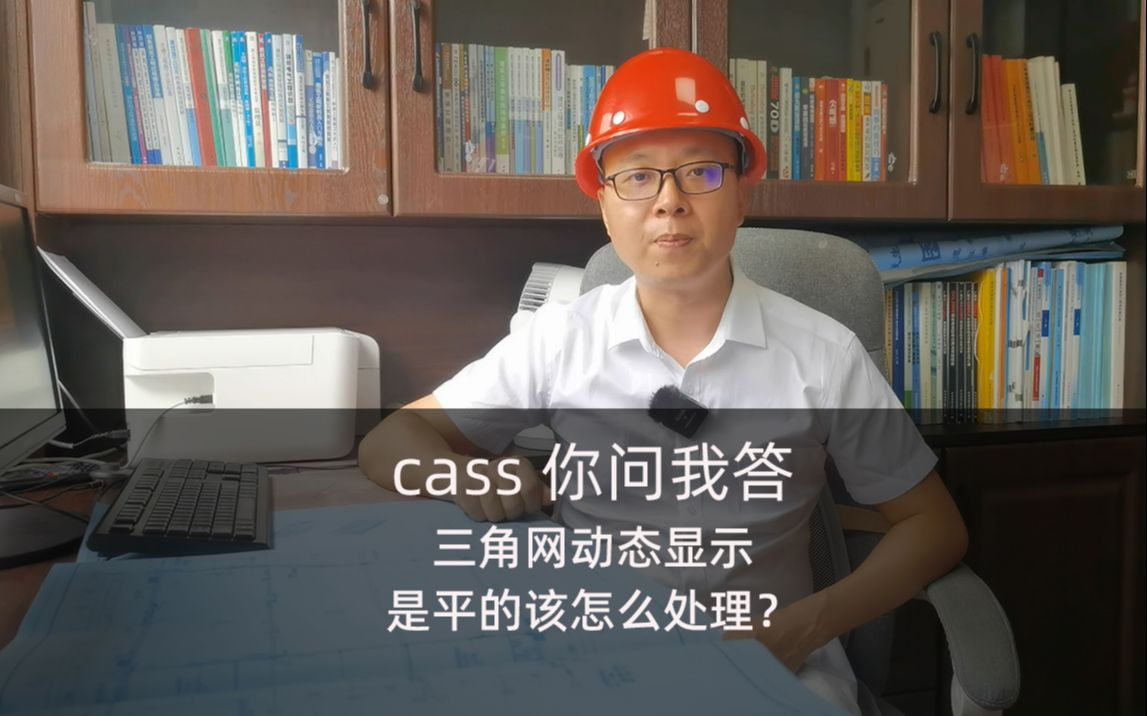 cass三角网动态显示是平的该怎么处理?