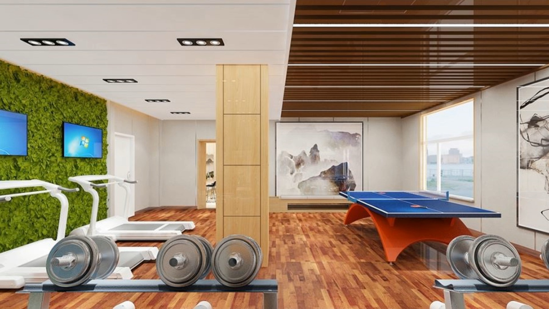 活动室设计案例效果图