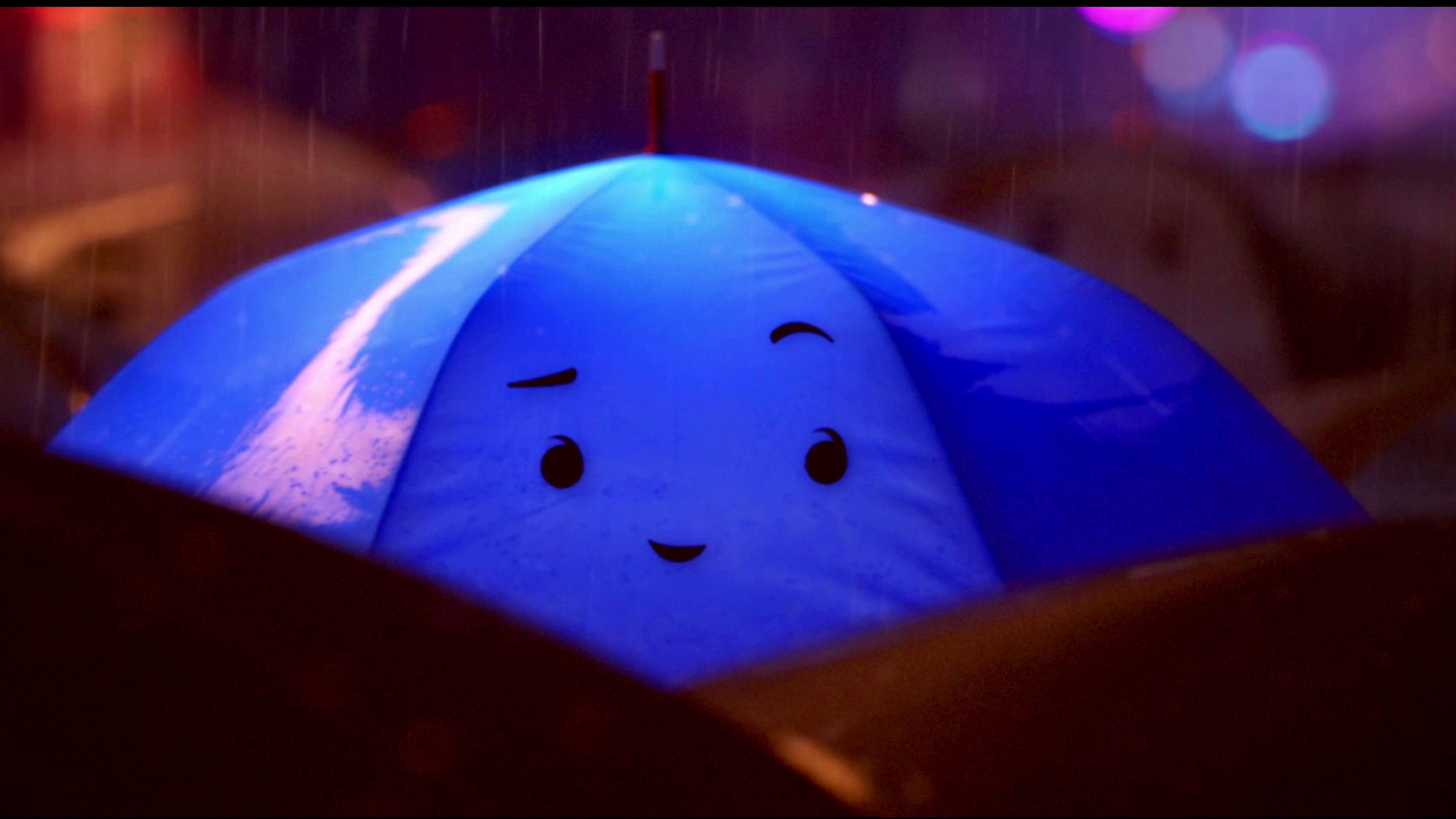 动画短片:《蓝雨伞之恋》