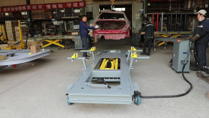 UL-600框架式大梁校正仪,可移动、多点修复,满足不规则车身修复
