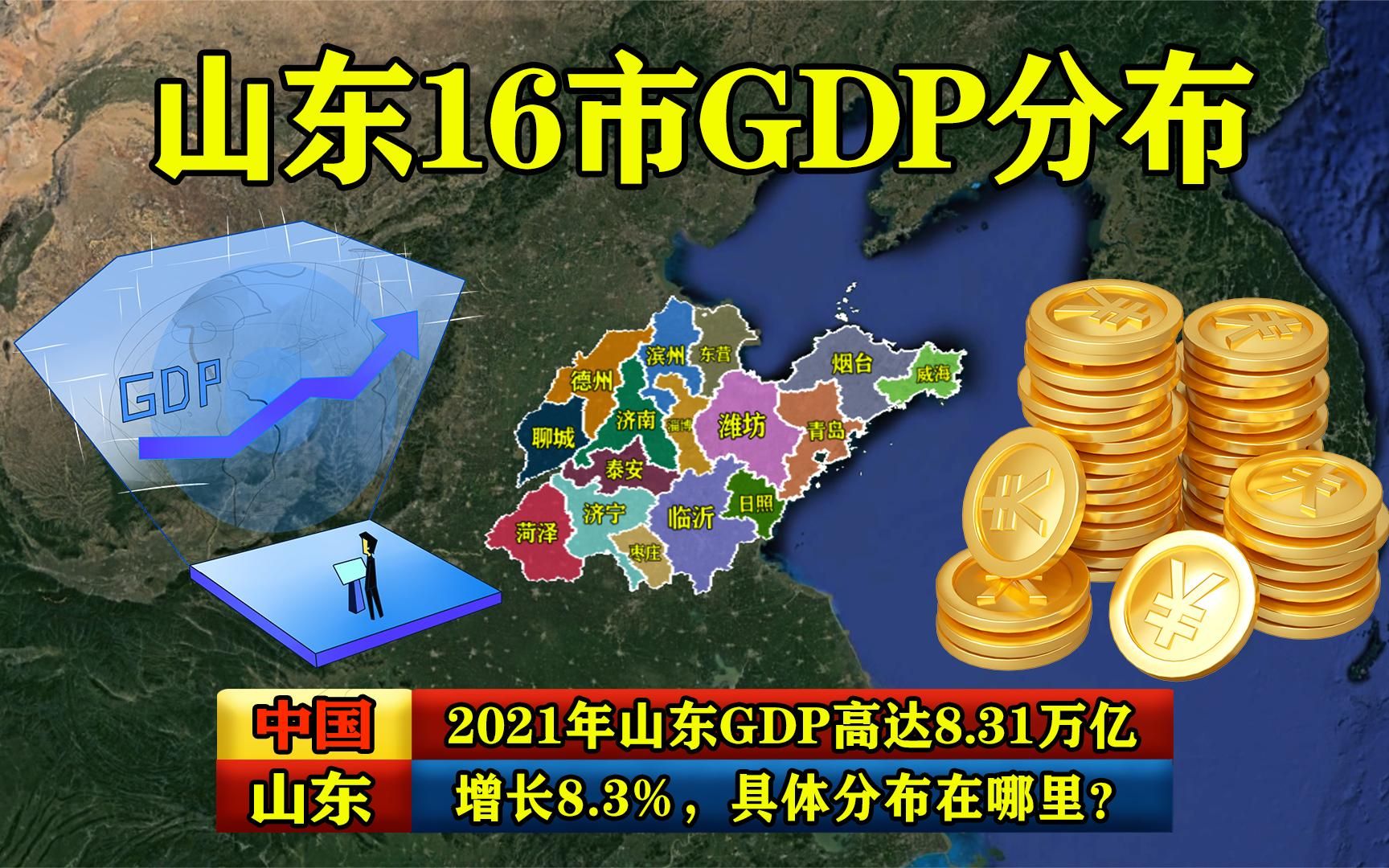 2021年山东GDP高达8.31万亿,具体分布在哪里?