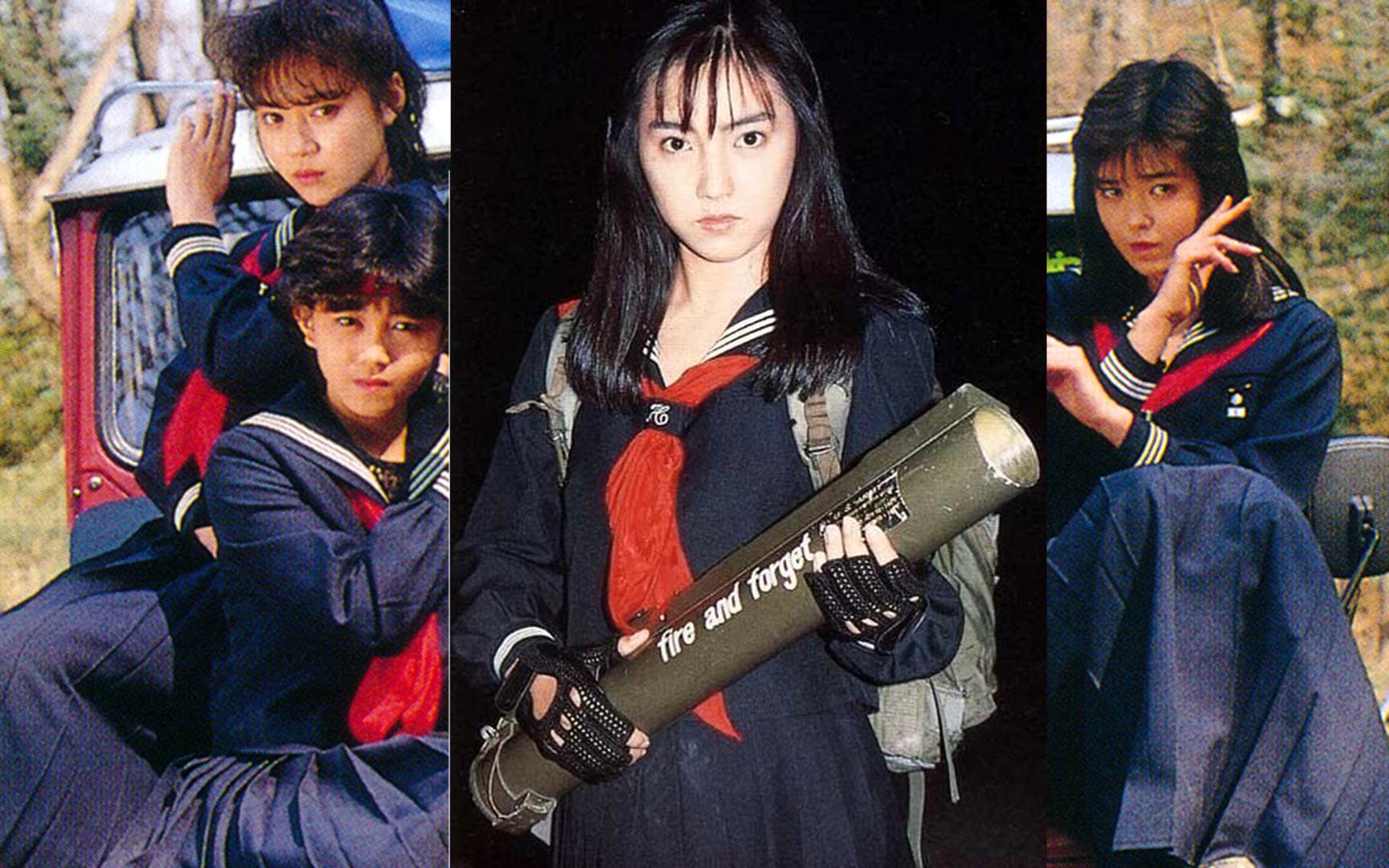 女侠很会玩 花样飞镖和火箭筒 JK武装