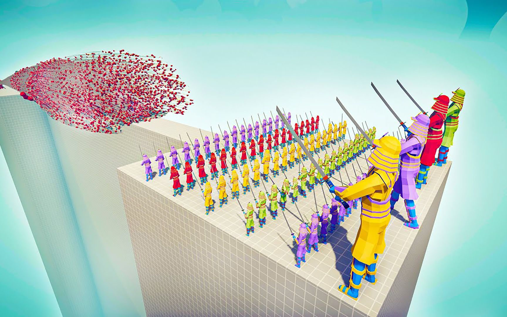 全面战争模拟器:大战独木桥,超级射手vs武士军团_游戏热门视频