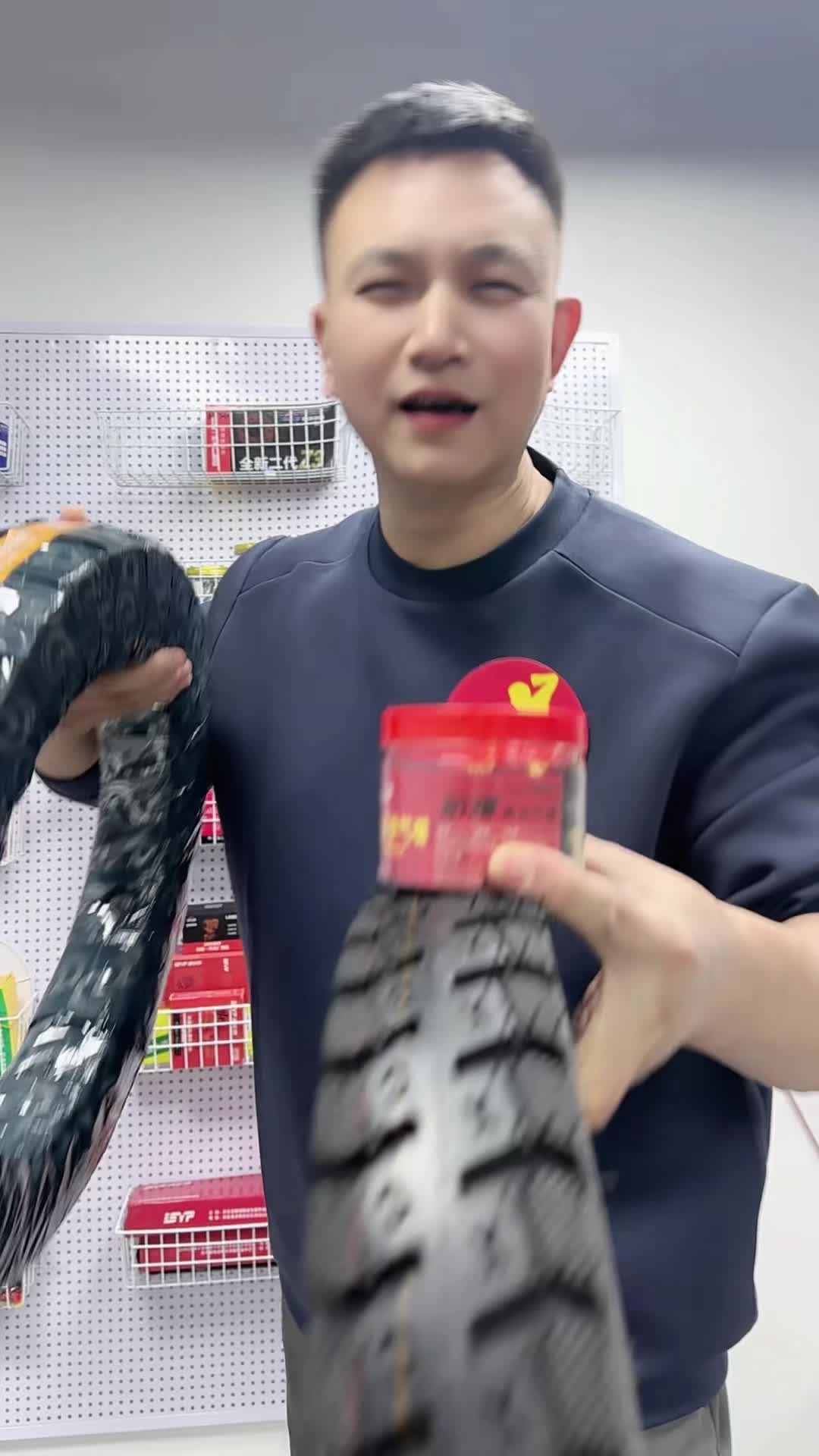 钢丝外胎三轮车平顶钢丝载重外胎专门拉重货耐用耐磨防滑300/350/...