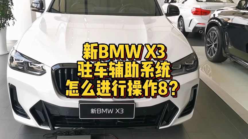 新BMWX3驻车辅助系统功能怎么进行操作8?