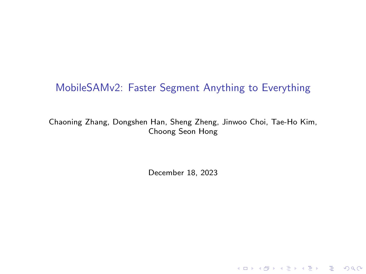 MobileSAMv2:实现更快速的图像分割